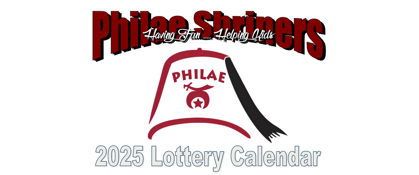 Lottery Calendar 2025 – Philae Shriners